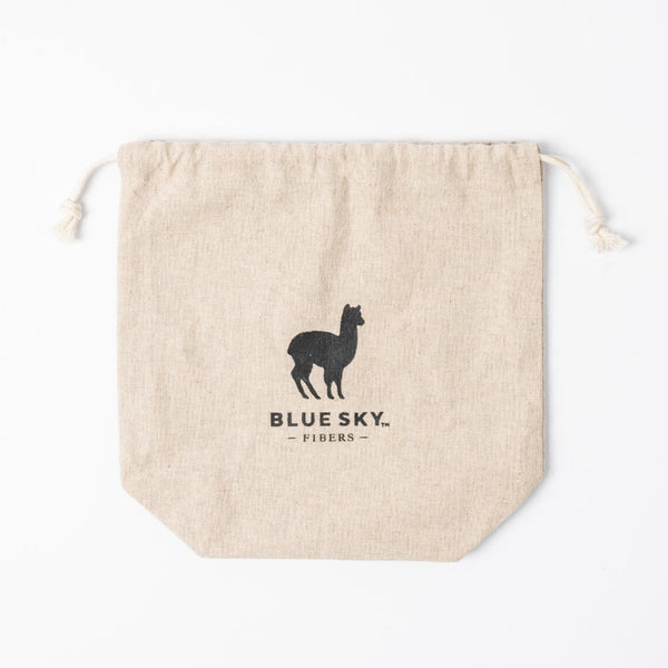 Blue Sky Fibers - Small Drawstring Project Bag - Yarn Loop